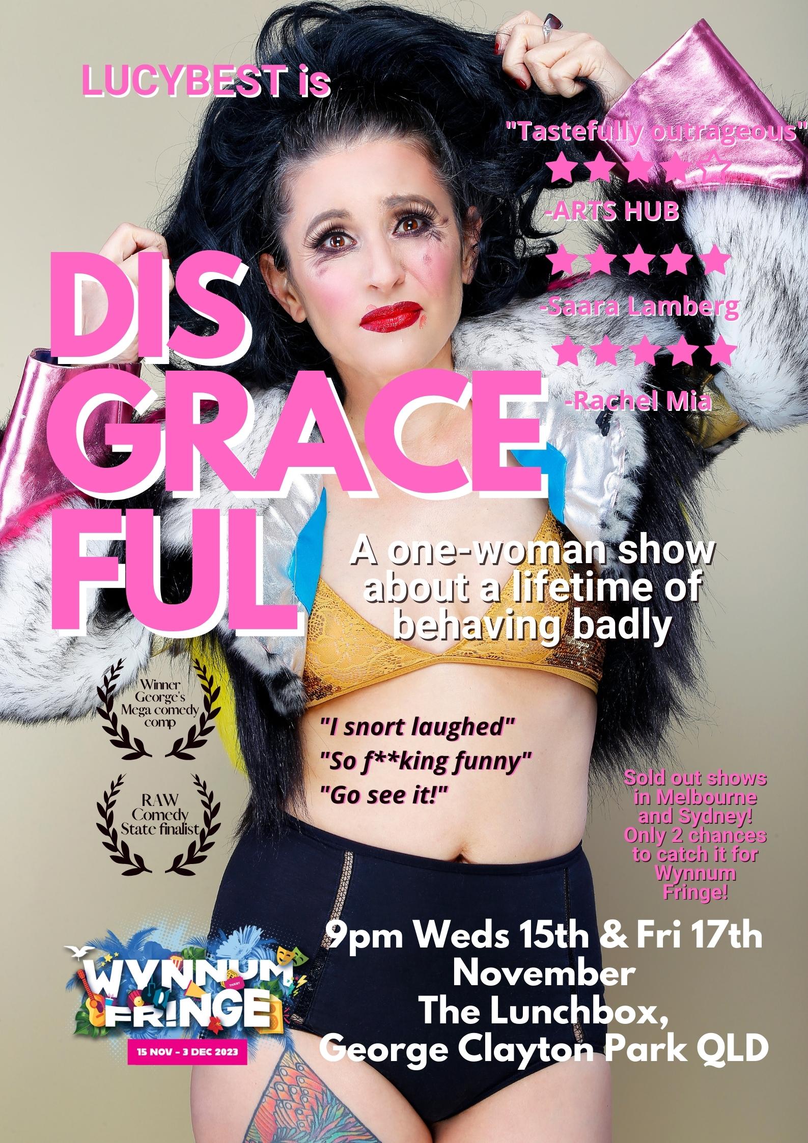 Lucy Best is Disgraceful! – Lucy Best; Entertainer, Writer, Producer ...